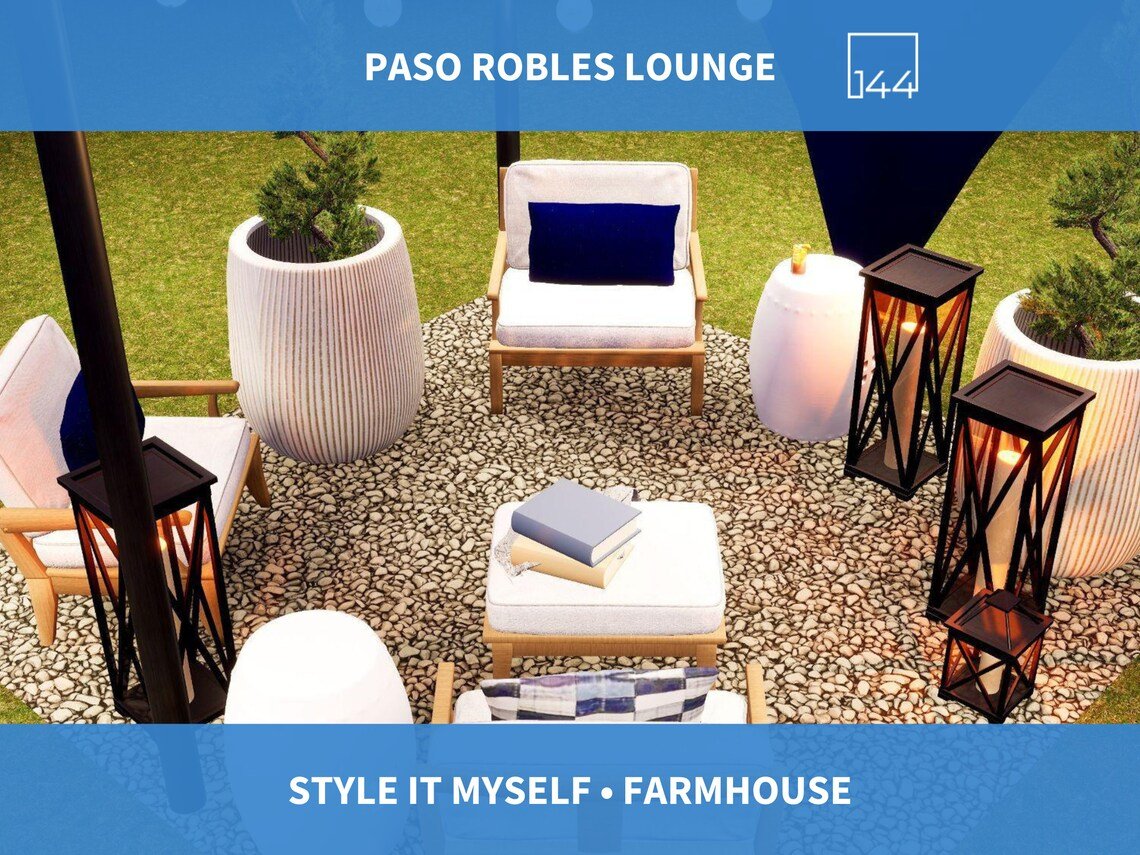 Buy Paso Robles Patio Set | Outdoor Living Furniture - 144sqft
