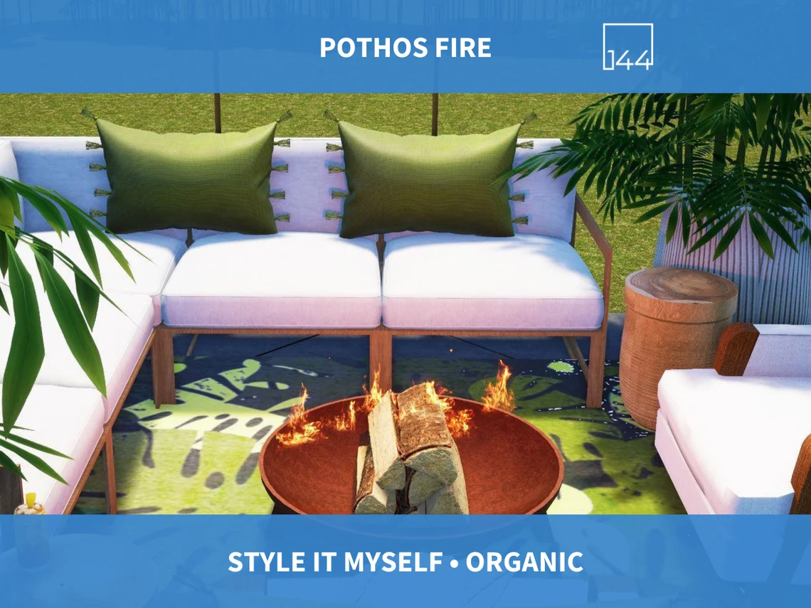 Buy Pothos Fire Pit | Modern Outdoor Heating - 144sqft