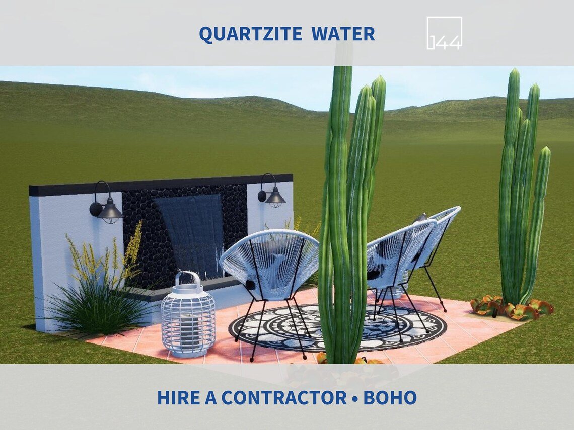 Buy Quartzite Water Feature | Modern Garden Addition - 144sqft